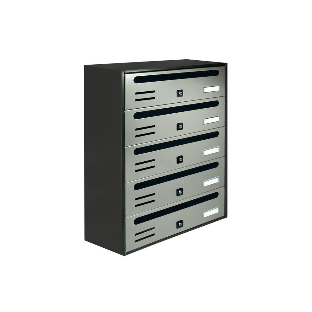 Apartment Mailboxes Wall Mounted Stainless Steel - Tocco di Italia Cubo ...