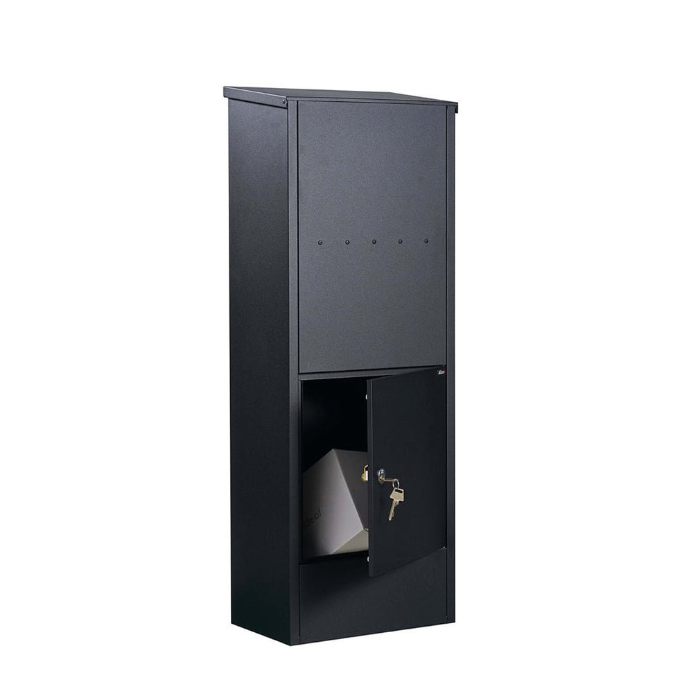 Free Standing Parcel Delivery Box Rear Access Allux 600 — Letterbox ...
