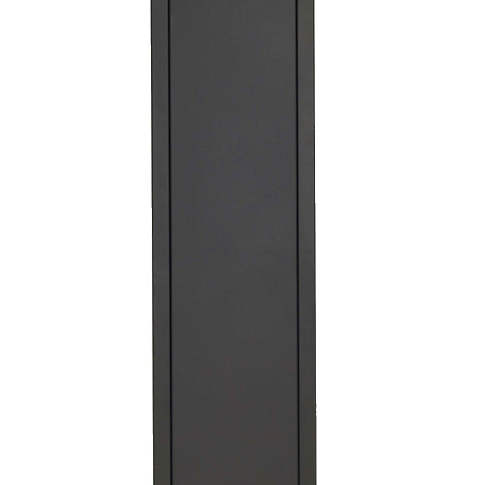 Free Standing Post Box Lockable Galvanised Steel Black Allux Grundform ...