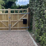 Outdoor Post Box for Gates and Fence Mounting with Trim Rear Access W3 ...