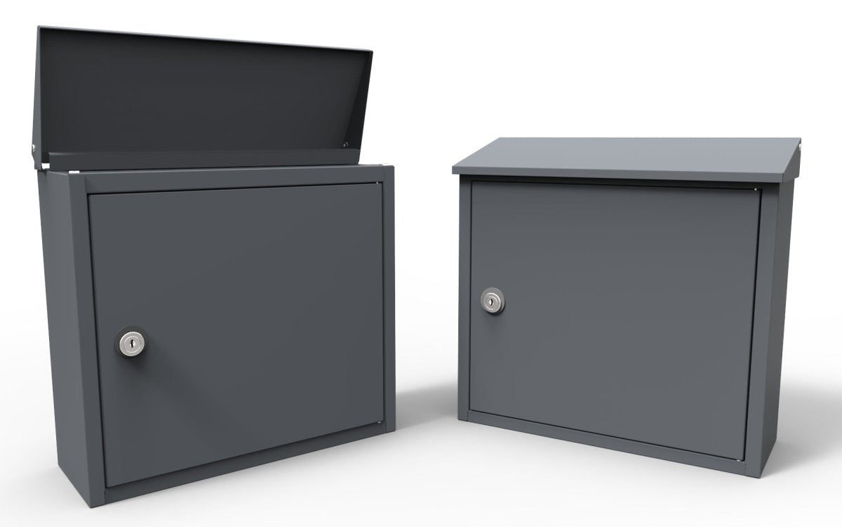 Wall Mounted Post Box Lockable Powder Coated Allux 400 — Letterbox ...
